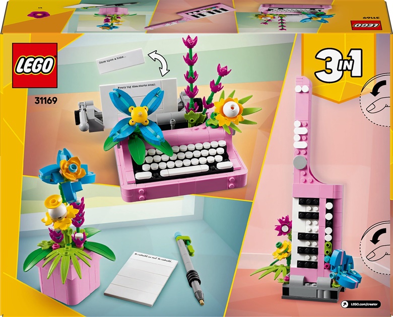 LEGO konstruktors 31169 LEGO CREATOR 3in1 31169 Flower Writing Machine LEGO